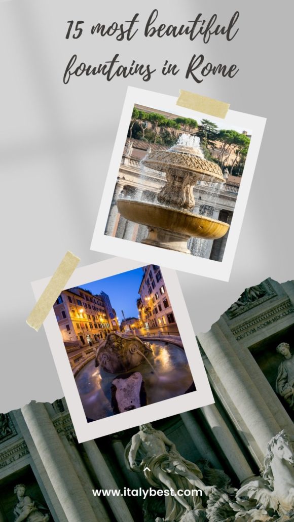15 Most Beautiful Fountains in Rome Italy - Roman Fountains | IB