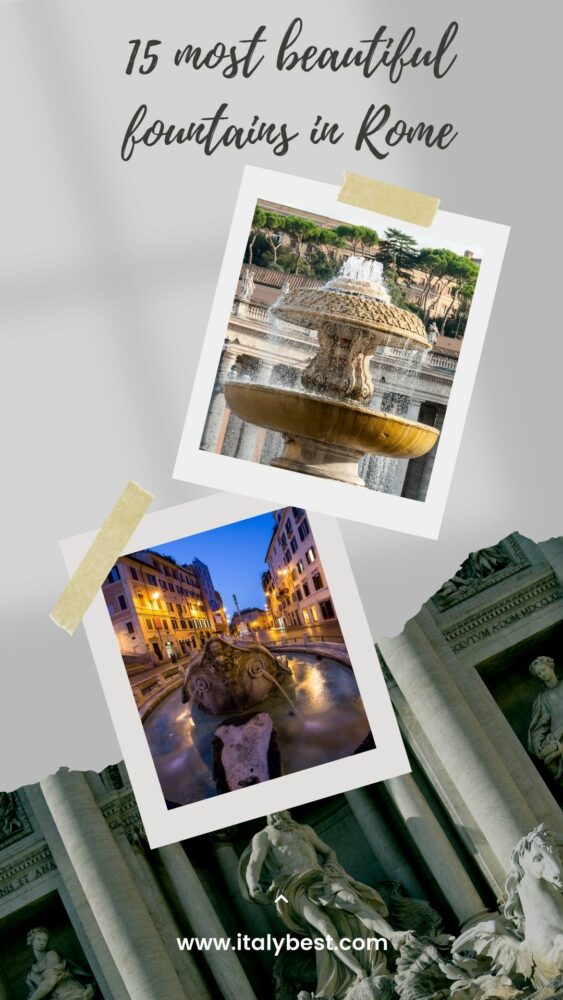 15 Most Beautiful Fountains in Rome Italy - Roman Fountains | IB