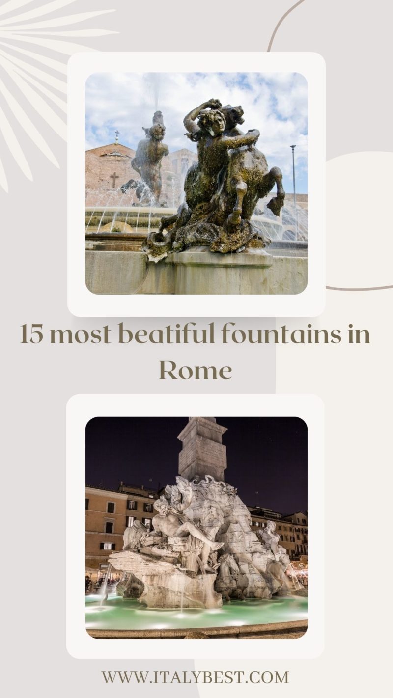 15 Most Beautiful Fountains in Rome Italy - Roman Fountains | IB