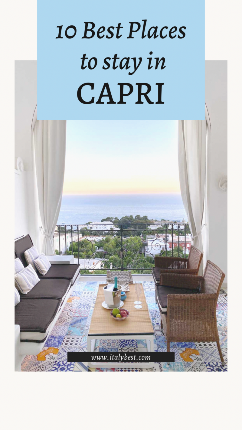 10 Best Places to Stay in Capri - Best Hotels in Capri Italy | IB