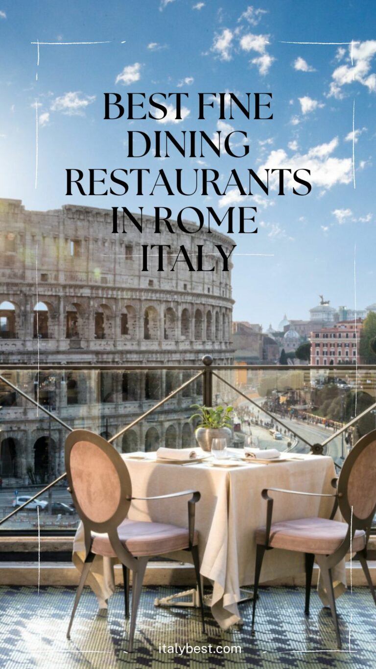 10 Best Fine Dining Restaurants In Rome Italy | Italy Best